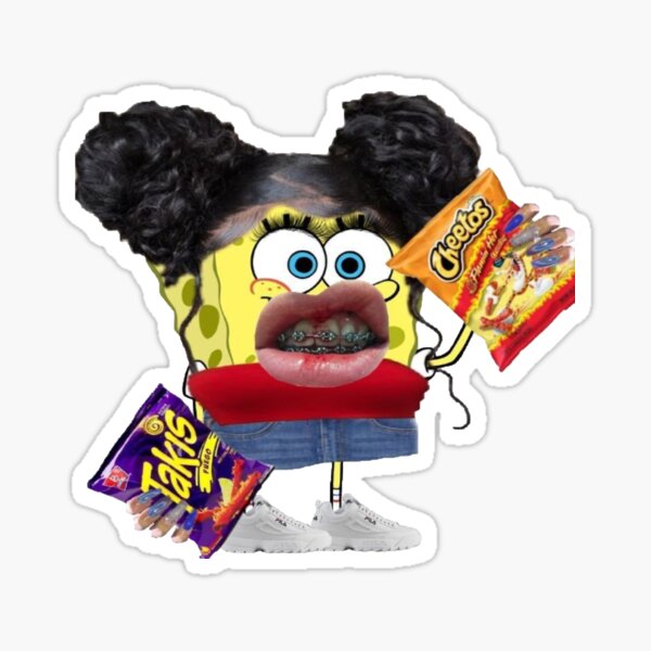 "Slay spongebob meme" Sticker for Sale by Shrewd Mood | Redbubble