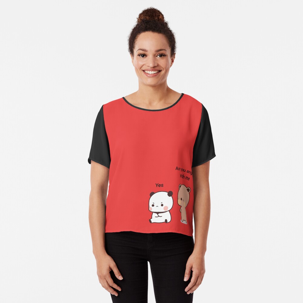 "Why BuBu Panda is angry with DuDu Bear?" Sticker for Sale by Pandety ...