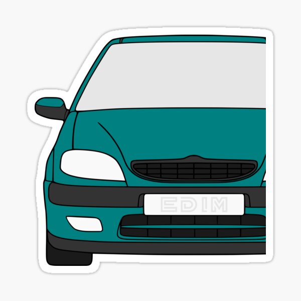 "Citroen Saxo VTS 2000-2004 turquoise" Sticker for Sale by EdimDesign ...