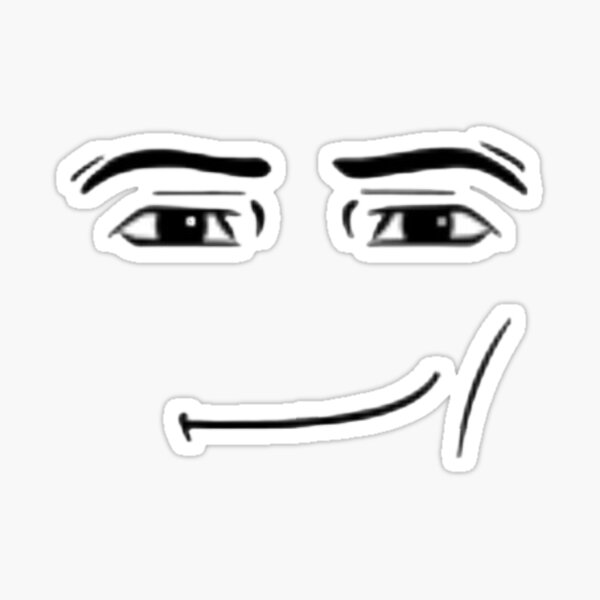 "Man Face" Sticker for Sale by km962079 | Redbubble