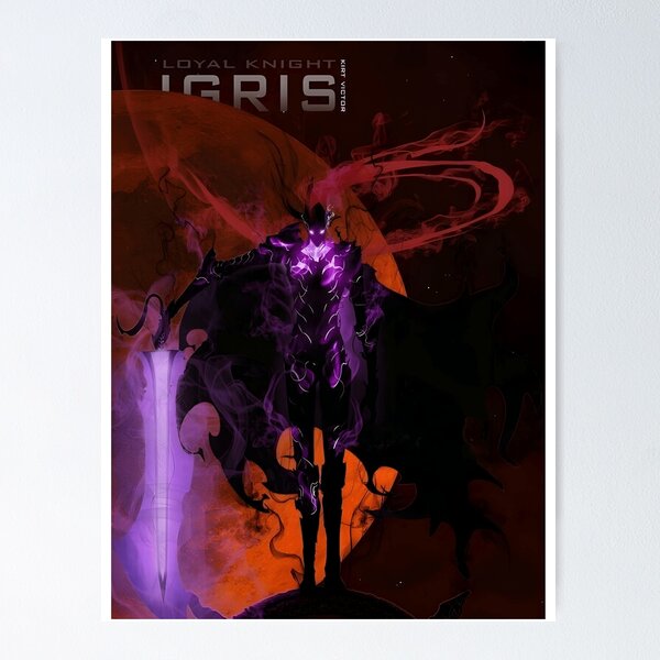 "Igris the warrior " Poster for Sale by G-Jo24 | Redbubble