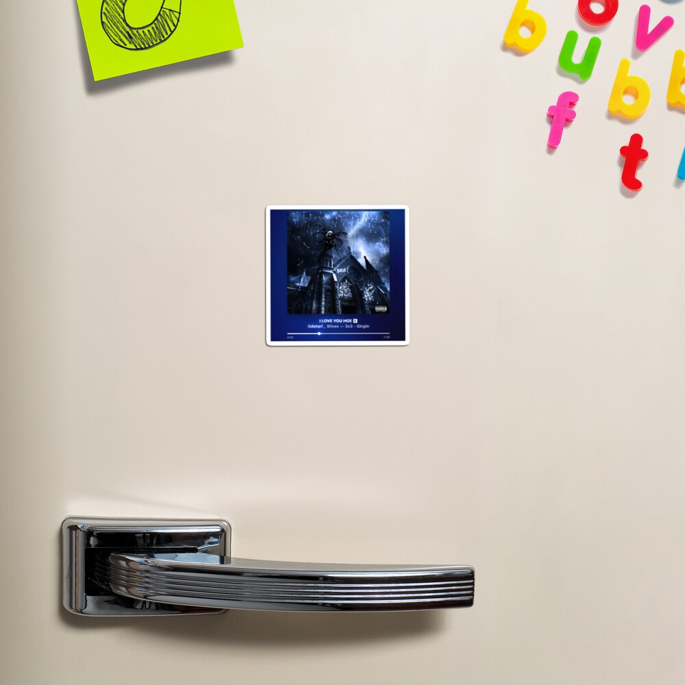 "Odetari I Love You H*e Now Playing Sticker" Sticker for Sale by ...