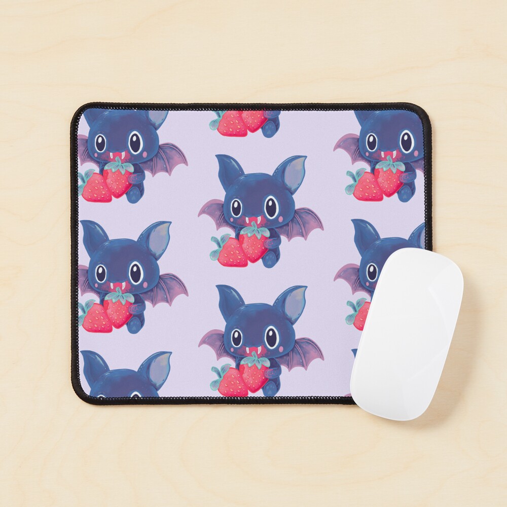 "Vampire bat with strawberries " Sticker for Sale by jess1586 | Redbubble