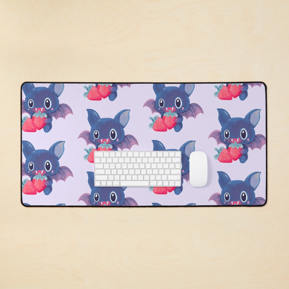 "Vampire bat with strawberries " Sticker for Sale by jess1586 | Redbubble