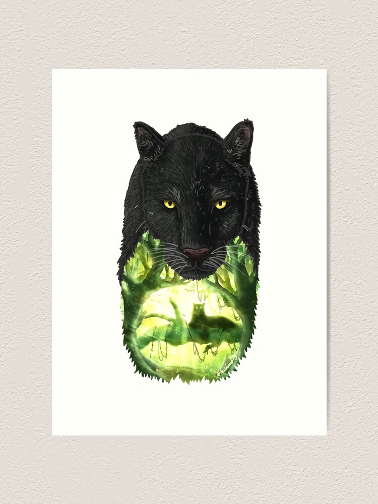 "Jungle Cat" Art Print for Sale by DVerissimo | Redbubble