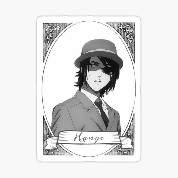"Hange Zoe" Sticker for Sale by Popshop7 | Redbubble