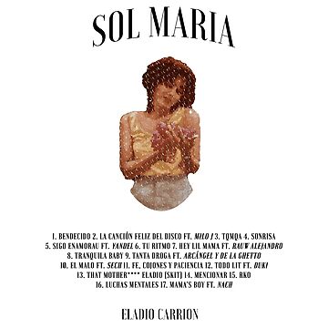 "ELADIO CARRION SOL MARIA" Sticker by Juan Camilo Botina Botina | Redbubble