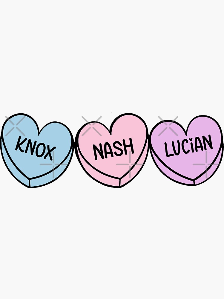 "Knockemout Series Boys Knox, Nash, Lucian " Sticker for Sale by ...