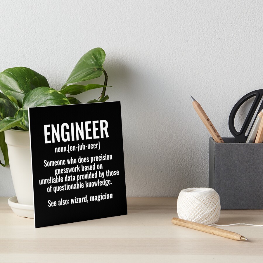 "Engineer Someone Who Does Precision Guesswork Based on Unreliable Data ...