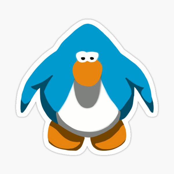 "Club penguin " Sticker for Sale by vancat | Redbubble
