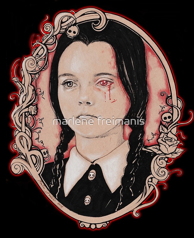 "Wednesday (modified)" by marlene freimanis | Redbubble