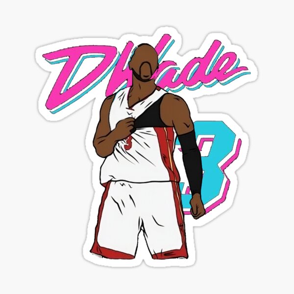 "Dwyane Wade a Dwyane Wade a Dwyane Wade" Sticker for Sale by Huffohop ...