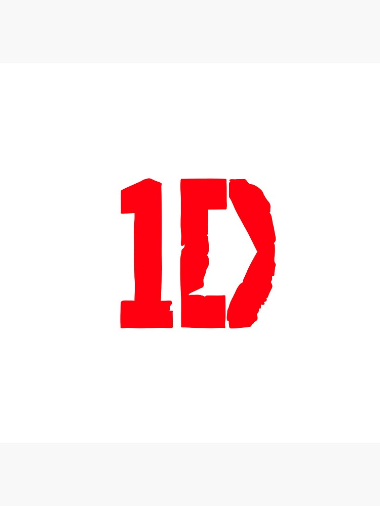 Logo De One Direction One Direction Red Logo Zip Pouch By