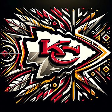 "Chiefs Football" Poster for Sale by Brennan Artistry | Redbubble