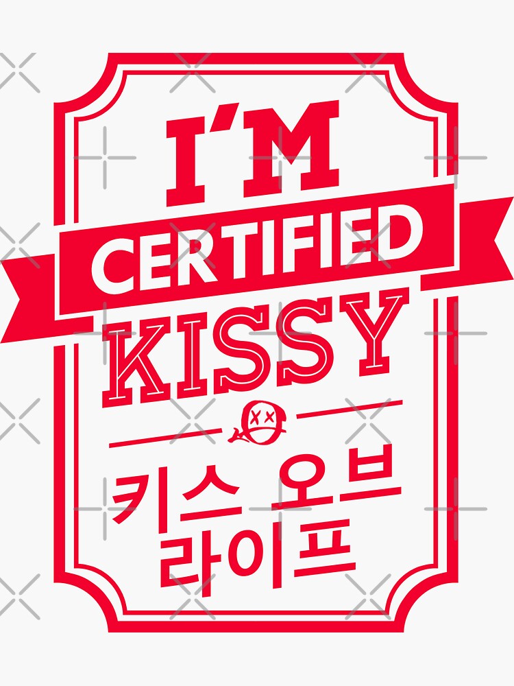 "Certified KISS OF LIFE KISSY" Sticker for Sale by skeletonvenus ...