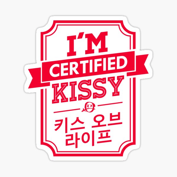 "Certified KISS OF LIFE KISSY" Sticker for Sale by skeletonvenus ...