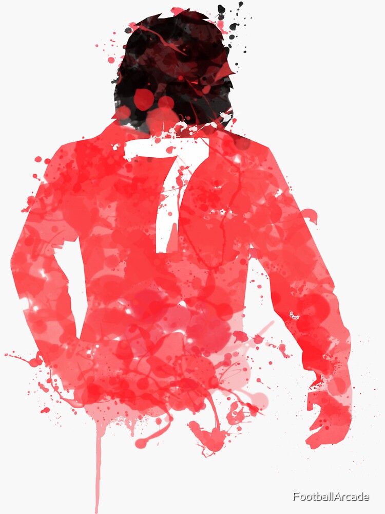 "George Best - Manchester United Art" Sticker for Sale by ...