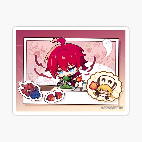 "Luka - Honkai: Star Rail" Sticker for Sale by kazatodoesart | Redbubble