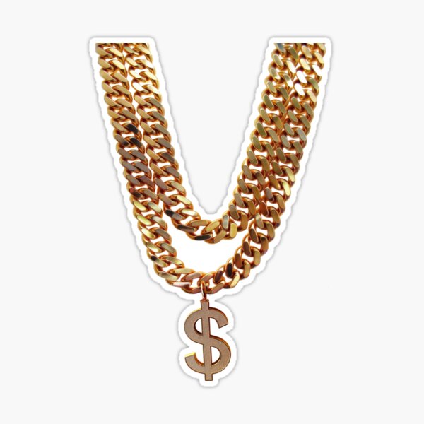 Gold Dollar Sign Chain