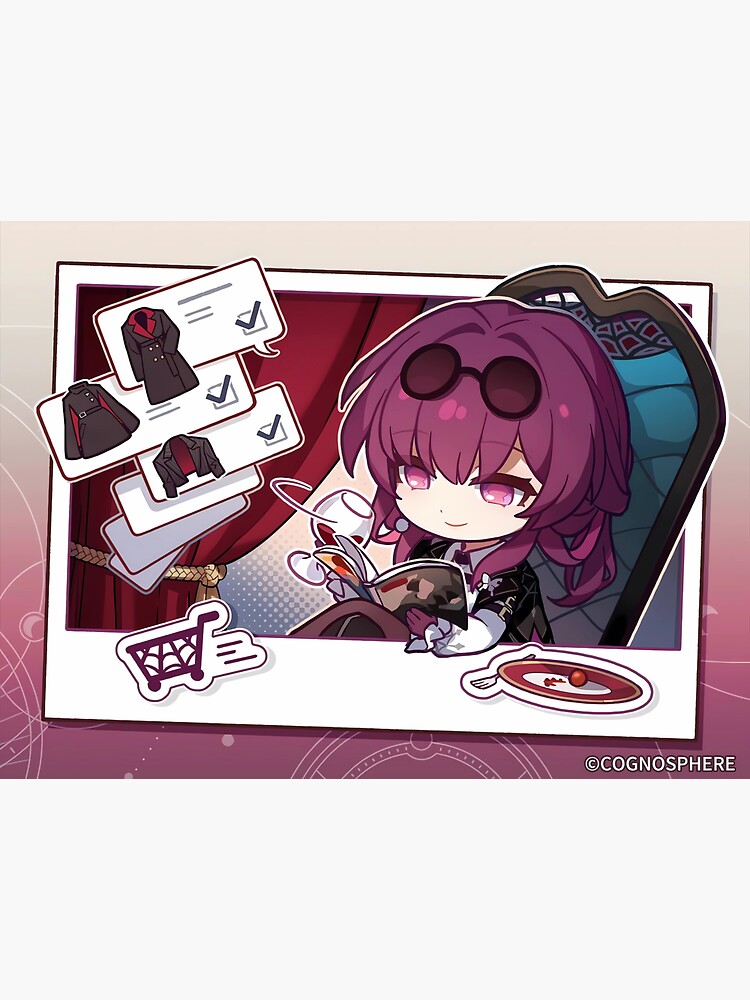 "Kafka - Honkai: Star Rail" Sticker for Sale by kazatodoesart | Redbubble