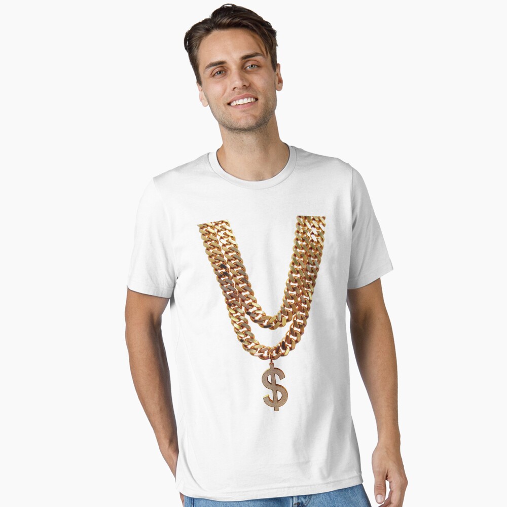 "Huge Gold Chain Bling Swag Dollar Sign Gag Joke Graphic Gift" Sticker ...