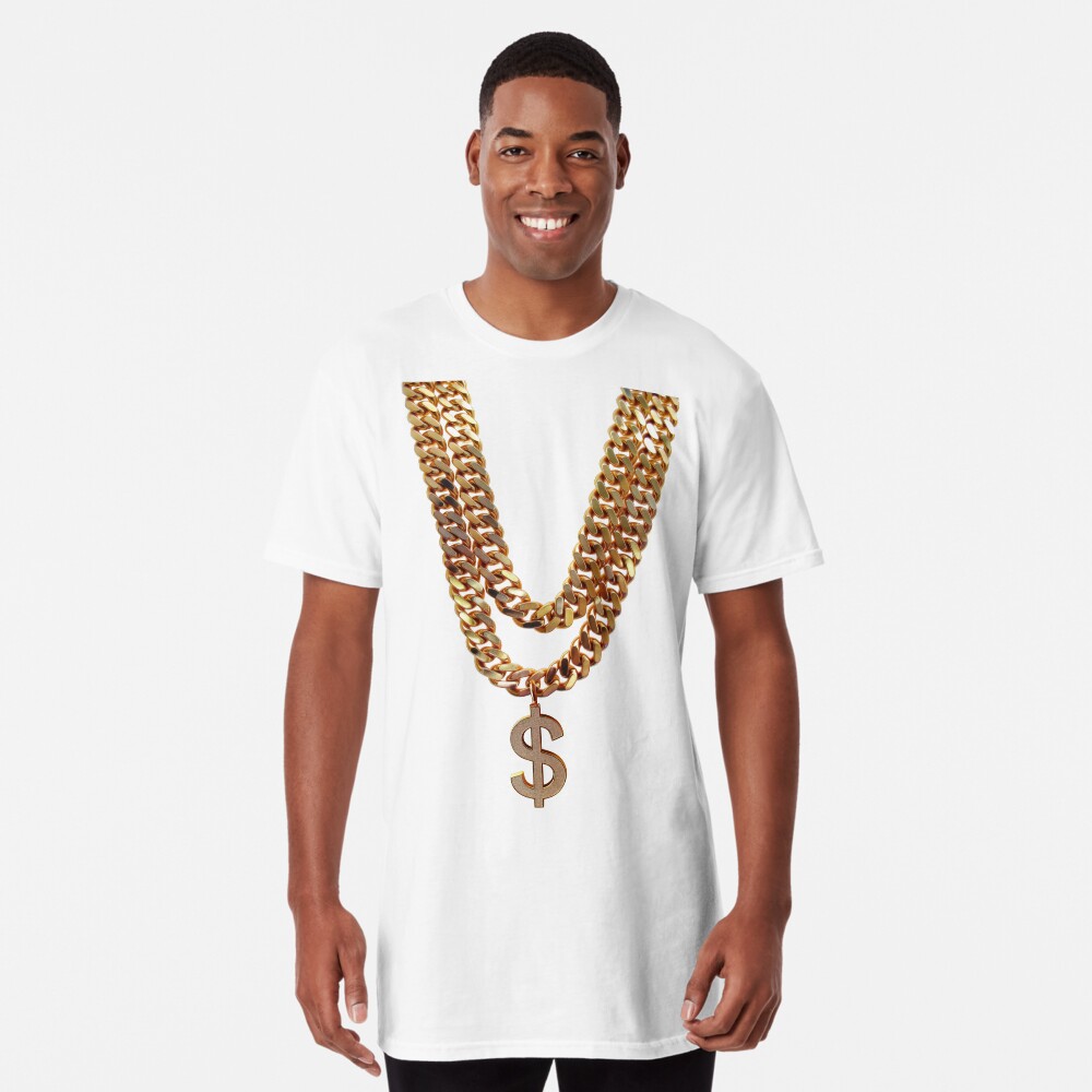 "Huge Gold Chain Bling Swag Dollar Sign Gag Joke Graphic Gift" Sticker ...