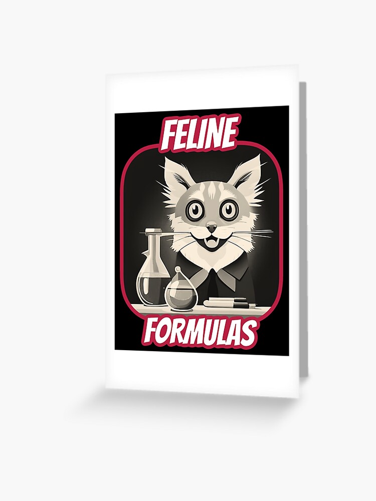 Feline Cat Chemistry Jokes Cats In Stem Science Cat Lover Glass