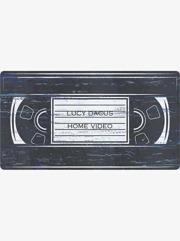"Lucy Dacus Home Video VHS" Sticker for Sale by rainafox | Redbubble