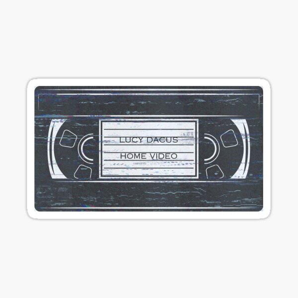 "Lucy Dacus Home Video VHS" Sticker for Sale by rainafox | Redbubble