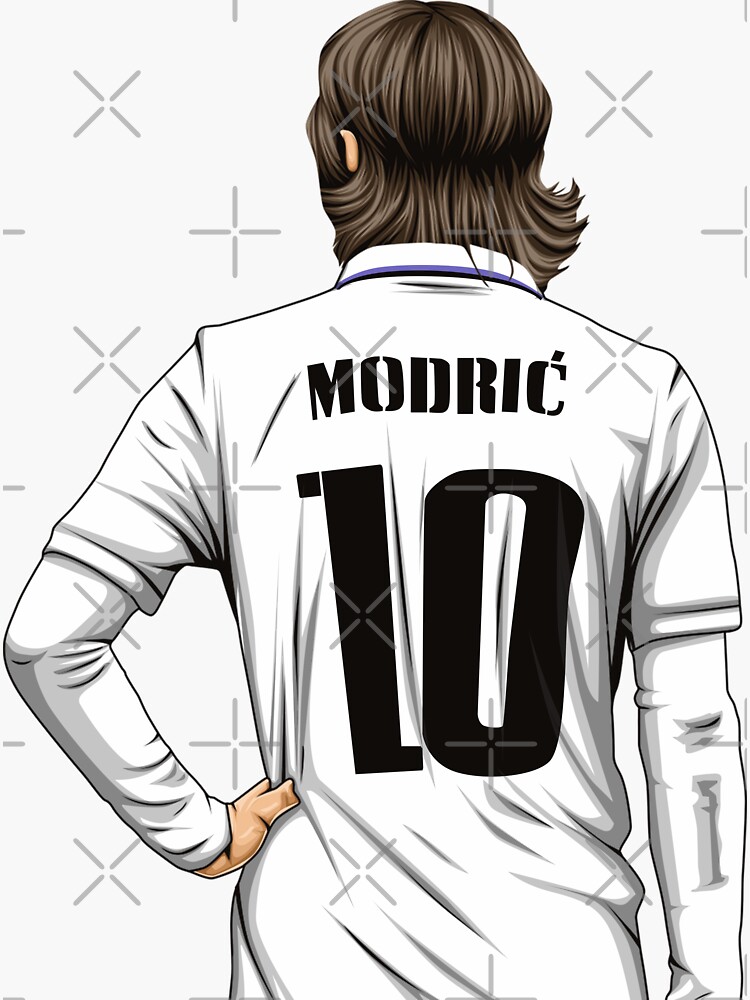 "Luka Modric The Magician from Croatia" Sticker for Sale by Aldduardo ...