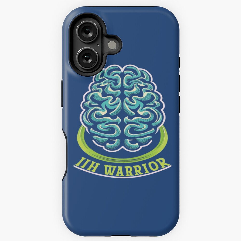 "Idiopathic Intracranial Hypertension Awareness Hope Ribbon Hearts IIH ...