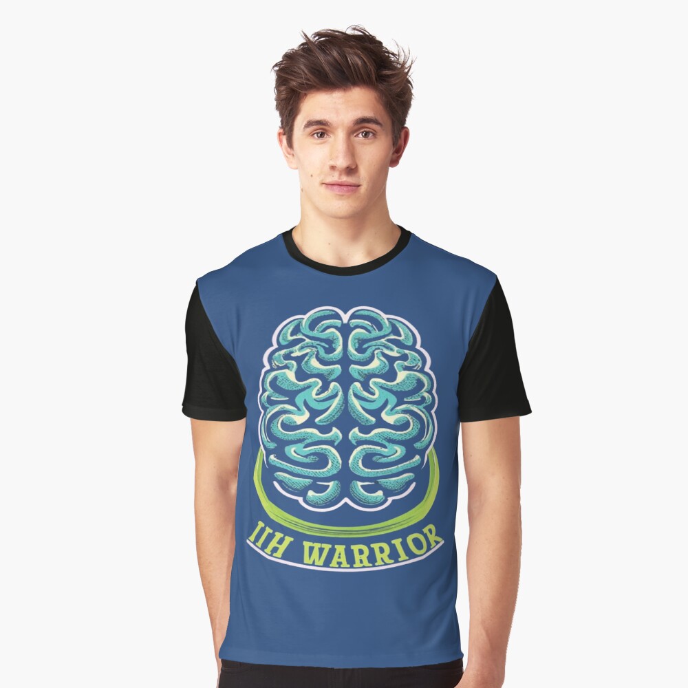 "Idiopathic Intracranial Hypertension Awareness Hope Ribbon Hearts IIH ...