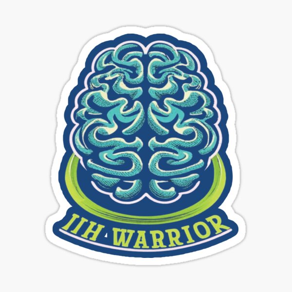 "Idiopathic Intracranial Hypertension Awareness Hope Ribbon Hearts IIH ...