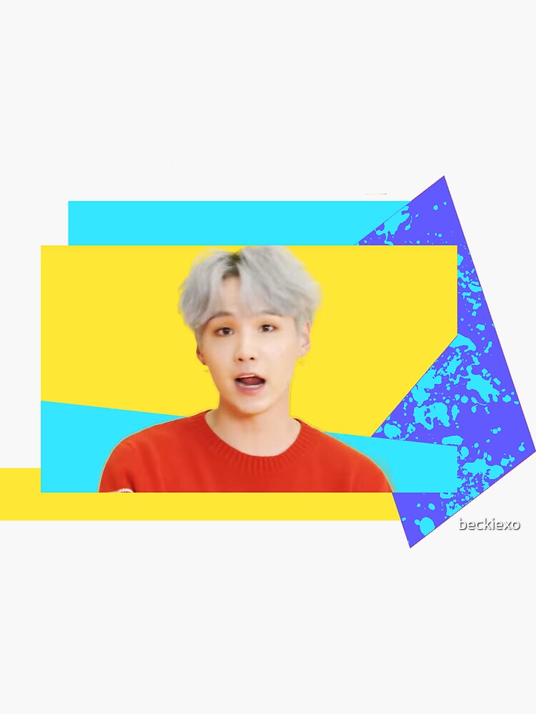 "BTS - DNA - SUGA" Sticker for Sale by beckiexo | Redbubble