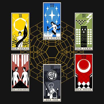 "Signalis Tarot Cards" Sticker for Sale by BitRadical | Redbubble
