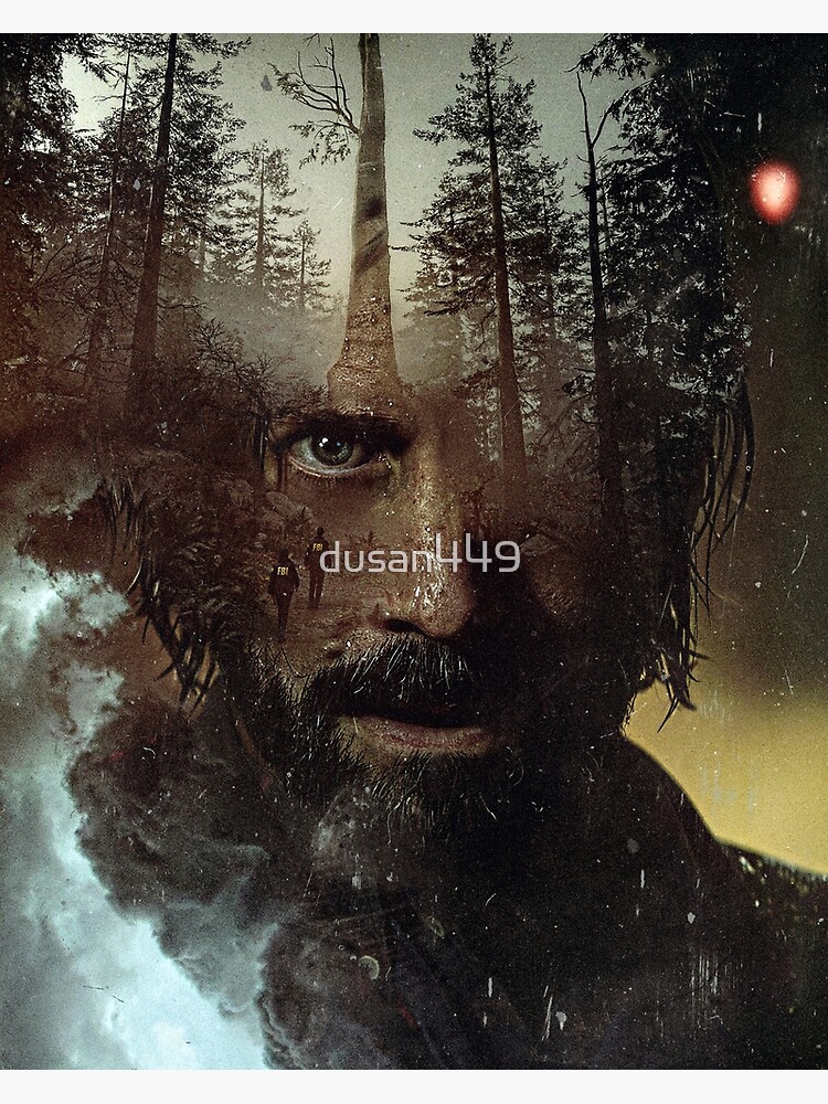 Poster for Sale avec l'œuvre « Alan Wake 2 Affiche Modifier v2 » de l ...