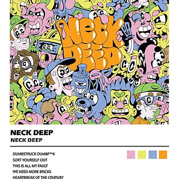 "Neck Deep "Neck Deep" Album Cover Art" Poster for Sale by EPcreates ...
