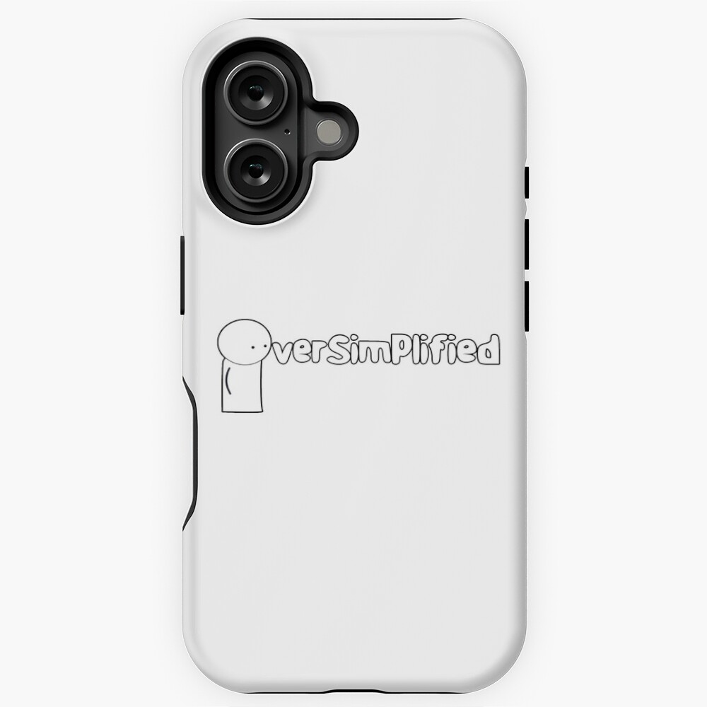 "Oversimplified Youtube Logo Merch History Channel Cartoon" Sticker for ...