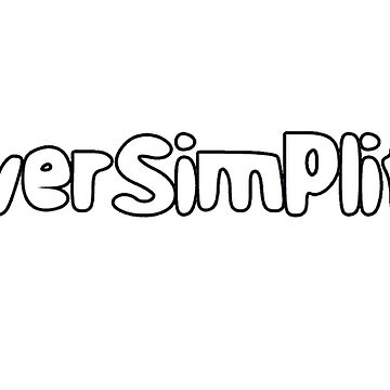 "Oversimplified Youtube Logo Merch History Channel Cartoon" Sticker for ...