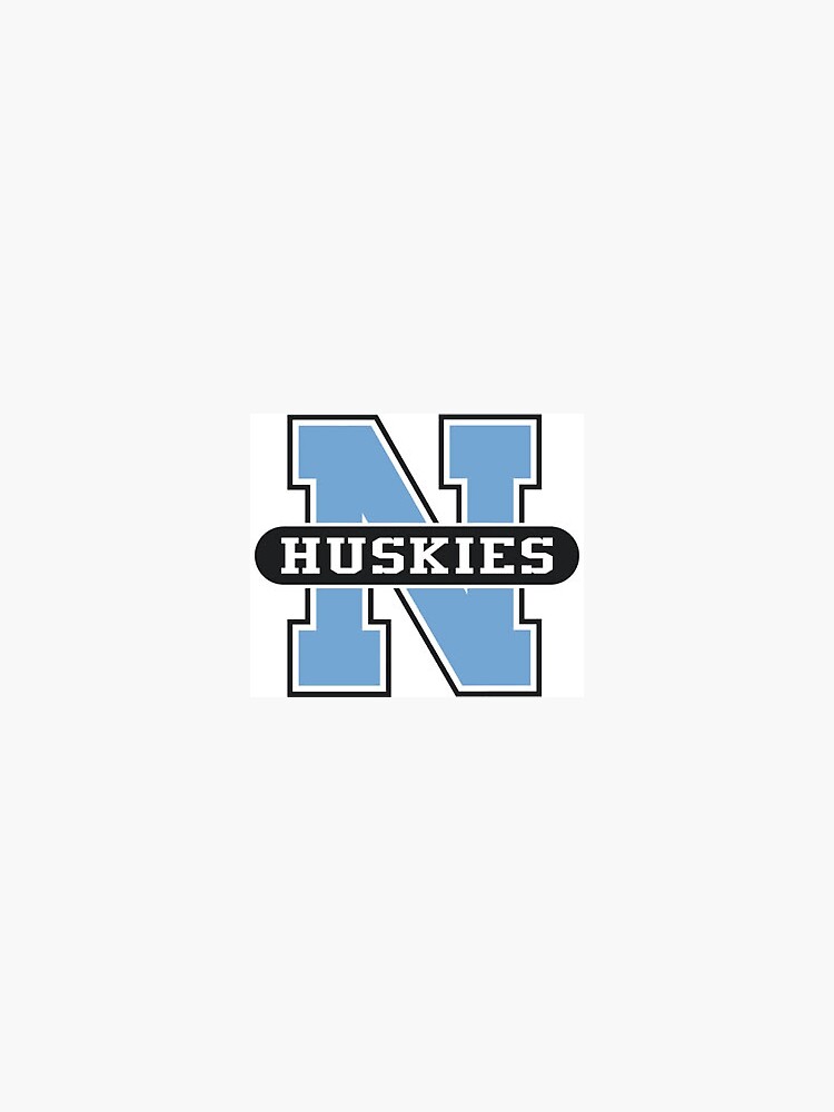 "Eau Claire North Huskies Logo" Sticker by SteeleRoseBre | Redbubble