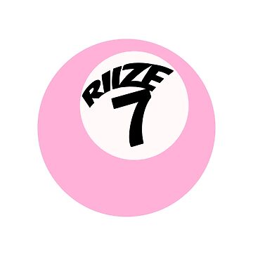 "RIIZE 7 billiard ball" Sticker for Sale by milkyxghost | Redbubble