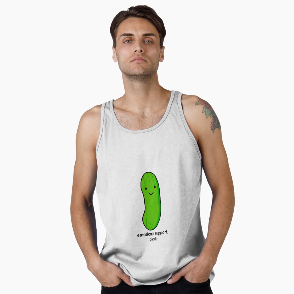"emotional support pickle " Sticker for Sale by mandyelizabeth | Redbubble