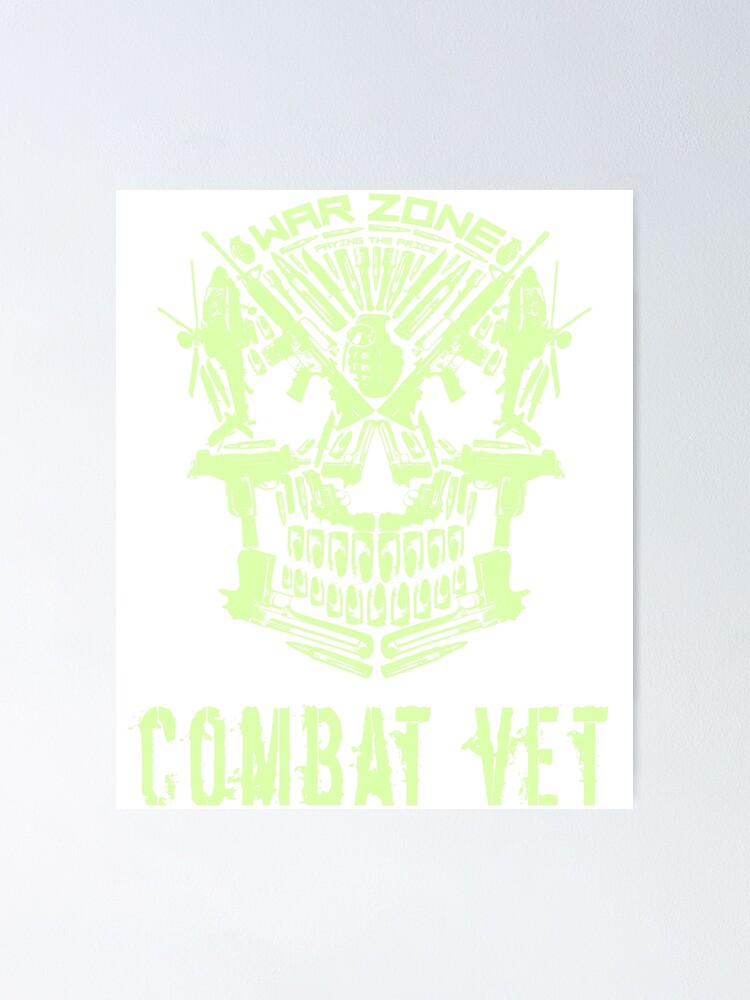 "Combat Veteran Military Equipment Collage " Poster by GRDesigns ...