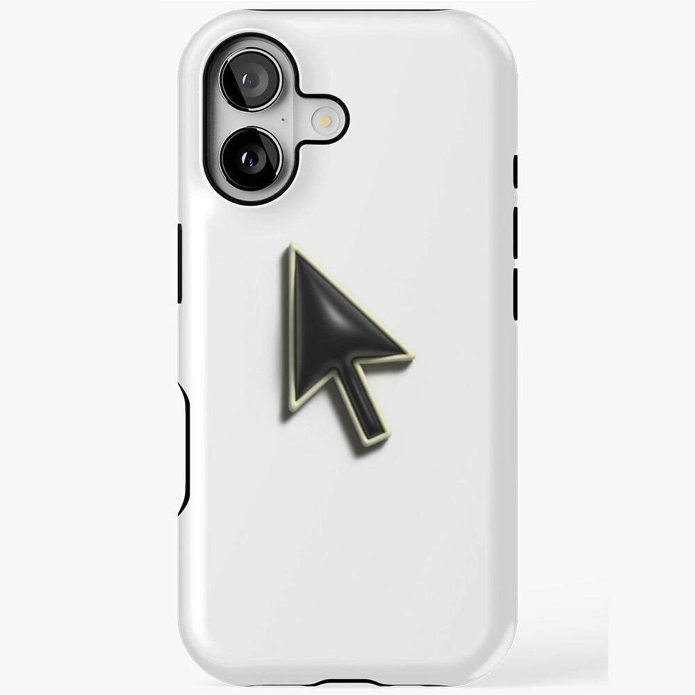 "Mouse Cursor 3D Emoji" Sticker for Sale by Dvorit | Redbubble