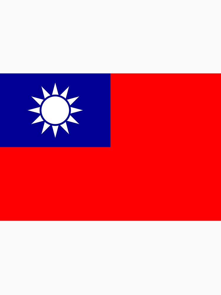 "ROC Taiwan - Taiwanese Flag 中华民国国旗 - 中華民國國旗 - 青天白日滿地紅 " Essential T ...