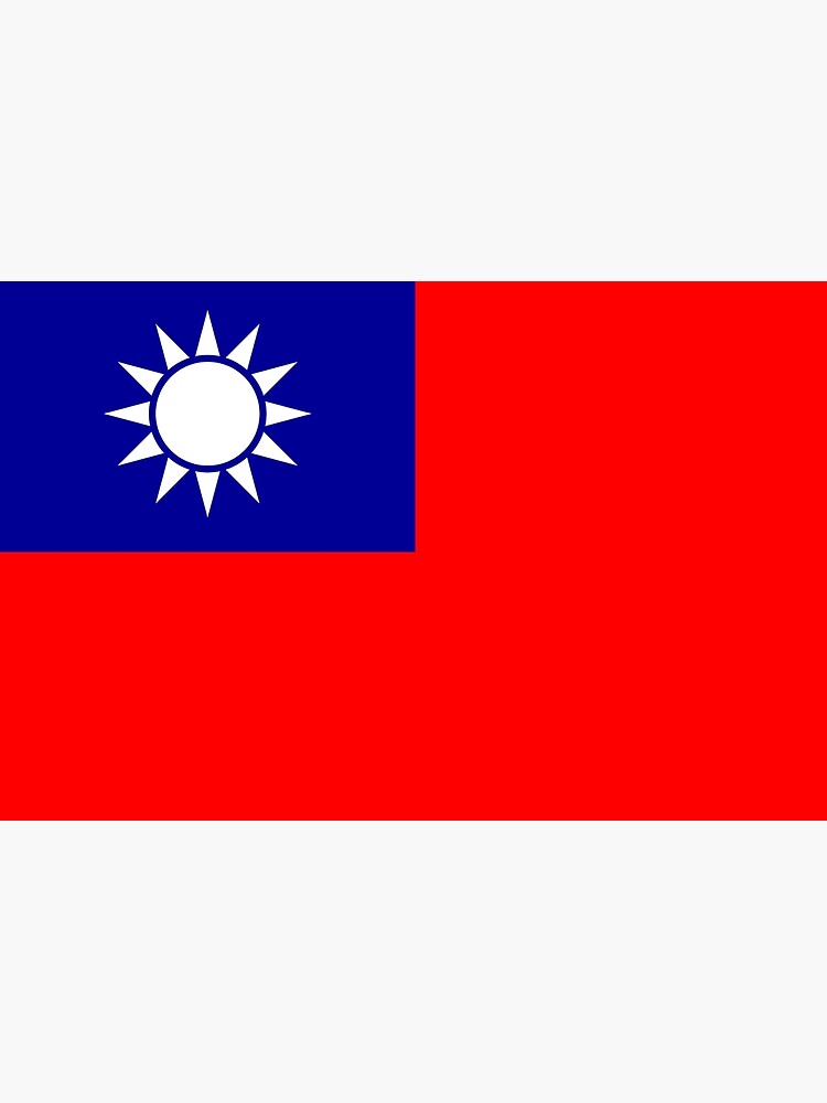 "ROC Taiwan - Taiwanese Flag 中华民国国旗 - 中華民國國旗 - 青天白日滿地紅 " Zipper Pouch ...