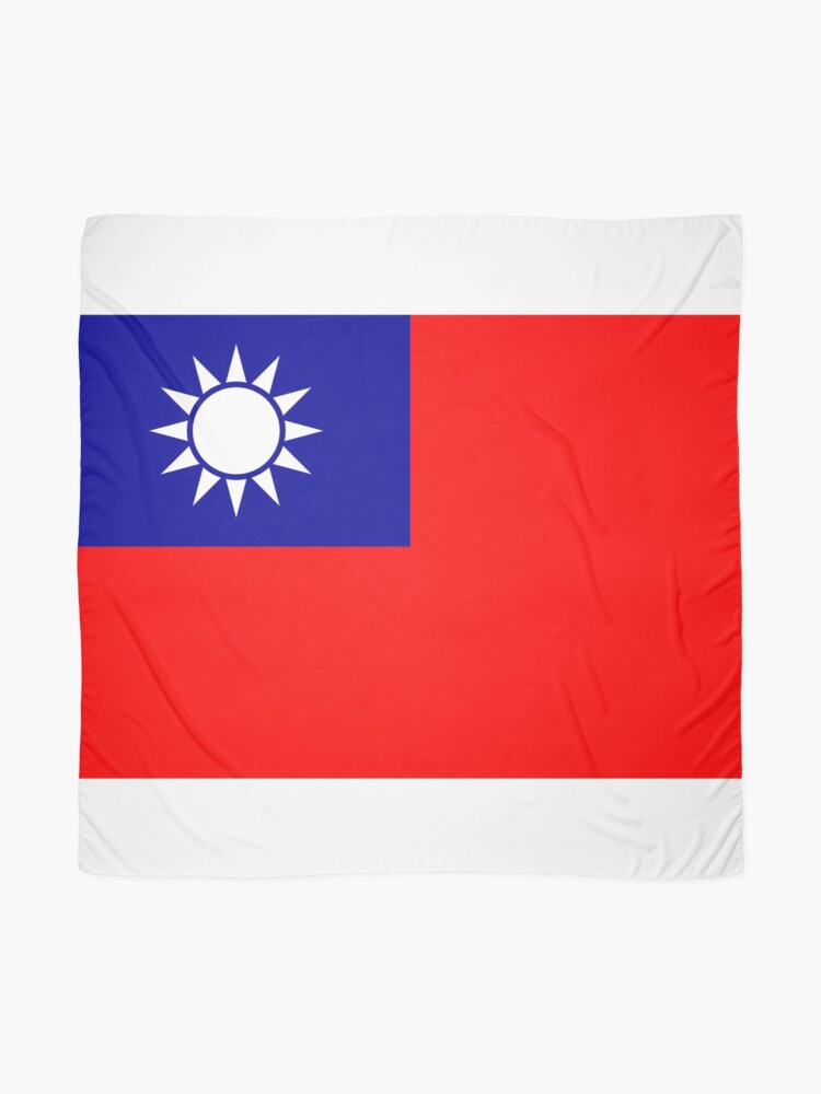 "ROC Taiwan - Taiwanese Flag 中华民国国旗 - 中華民國國旗 - 青天白日滿地紅 " Scarf for Sale ...