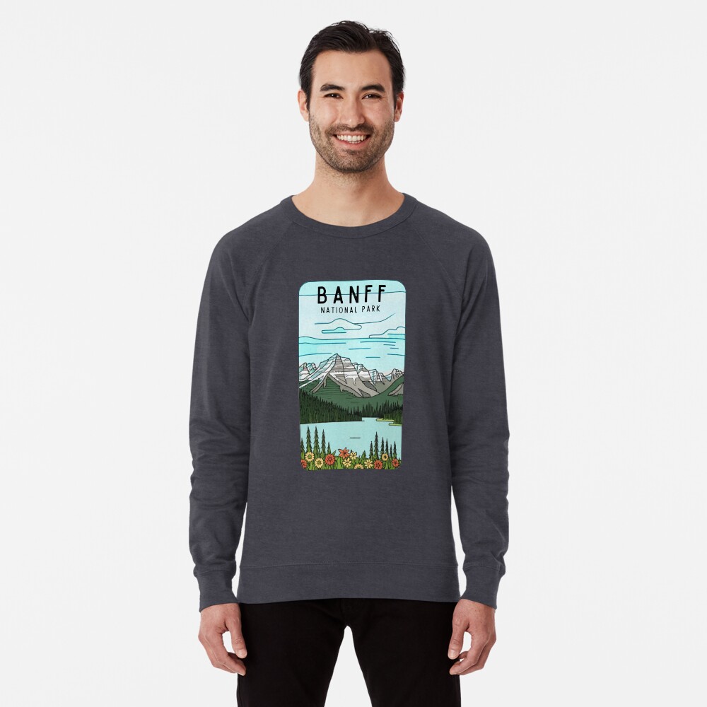 "Banff National Park" Sticker for Sale by WatercolorWilds | Redbubble