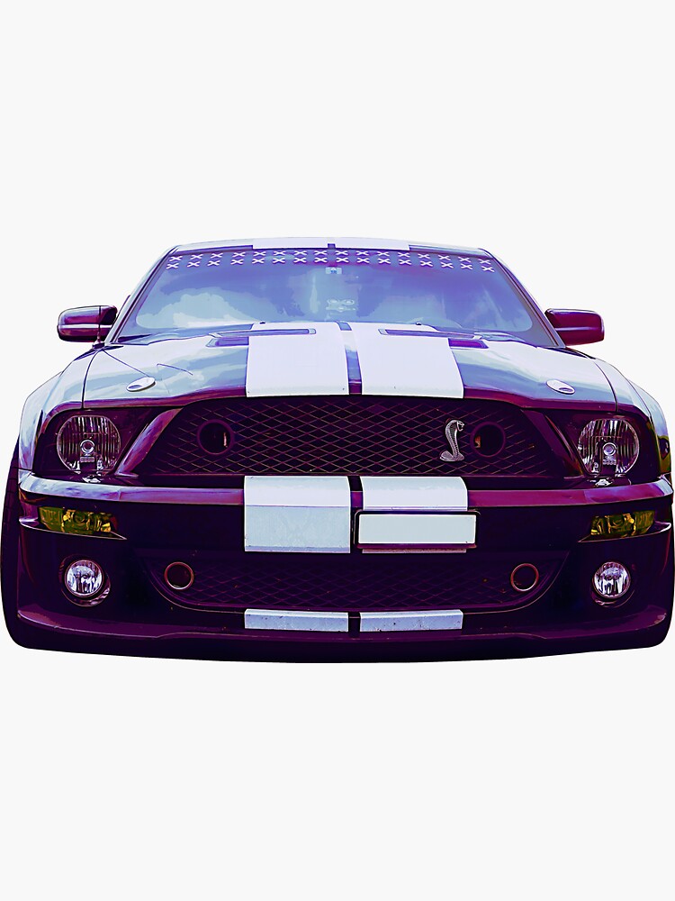"Ford Mustang Shelby Cobra GT500" Sticker for Sale by VFTSMotorsport ...