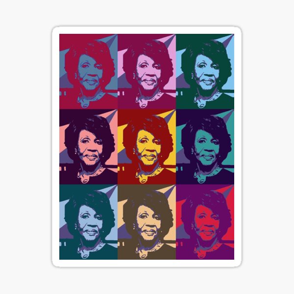 "Auntie Maxine Deluxe" Sticker for Sale by Thelittlelord | Redbubble
